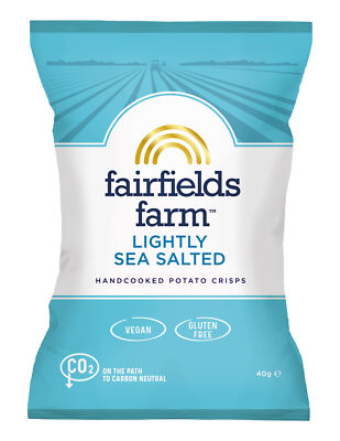Fairfields Farm Crisps - Lightly Sea Salted Hand Cooked Potato Crisps ...