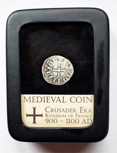 Medieval France, Louis VIII-IX Denier Tournois, Billion Coin in Case | eBay