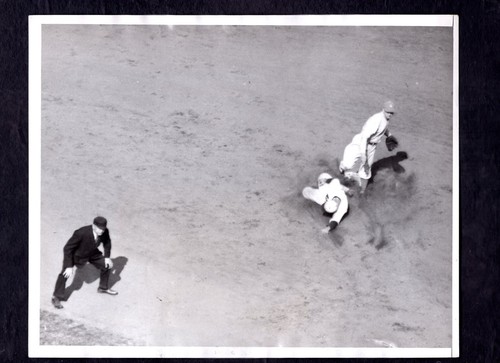 Max Bishop Jimmie Wilson Bill Klem 1931 World Series Press Photo ...
