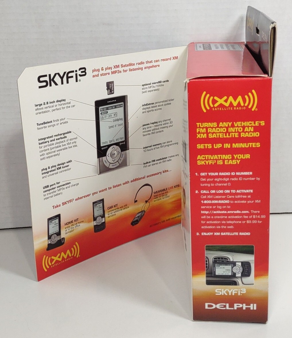 Delphi SKYFi3 with SA10224 For XM Car & Home Satellite Radio Receiver ...