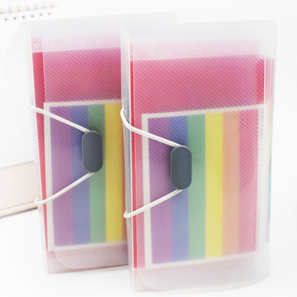 2 Pcs Small Expanding File Folder Receipt Organizer Document Organiser ...