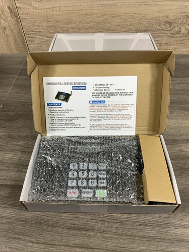 4 Pack OWNZNN Full Duplex Intercom Hand Free For Home Office 5300ft ...