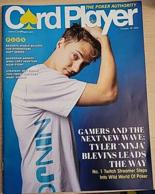 Card Player Magazine [ VOL.37 / NO.21 /OCT 2024 ] TYLER NINJA, POKER ...