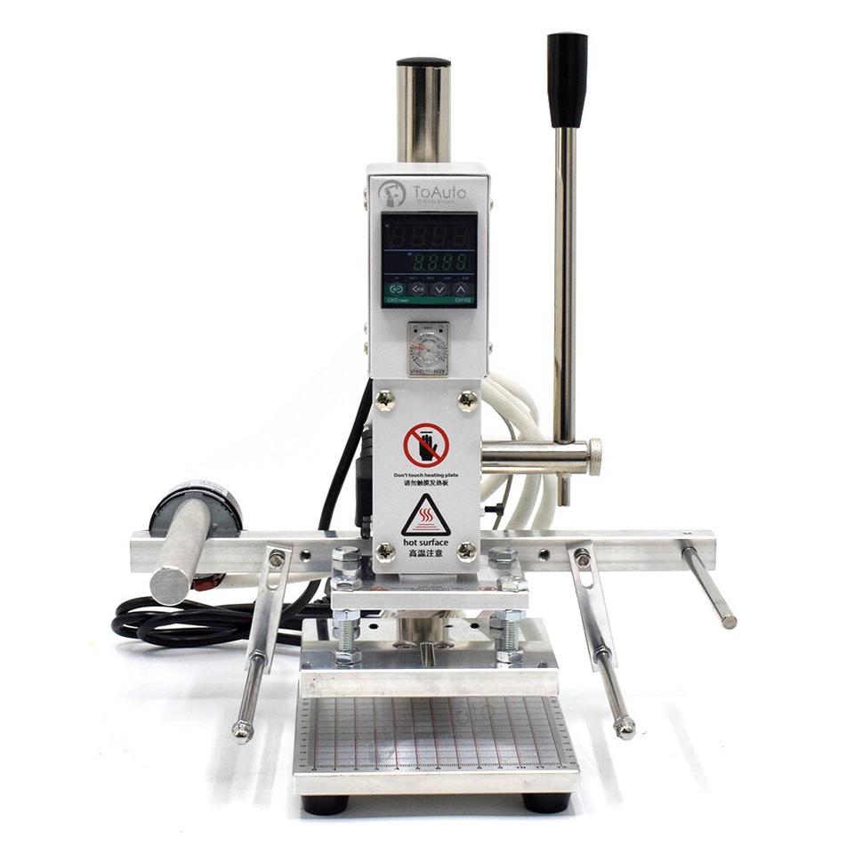 Hot Foil Stamping Machine Automatic Foil Reeling Leather PU Embossing ...