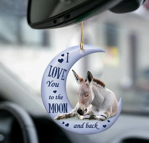 Donkey Moon Back Cardinal Lover Ornament, Decor Gift | eBay