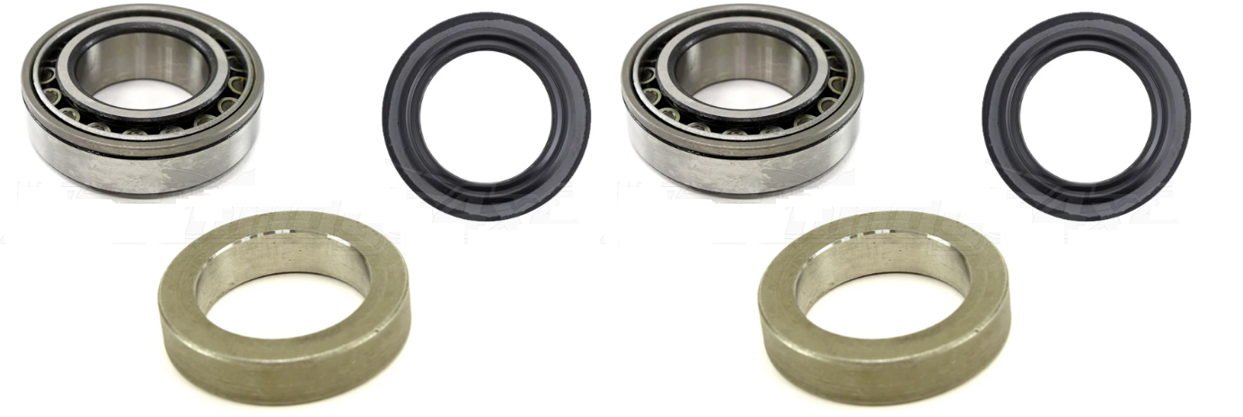 Timken Rear Axle Bearings, Retainers, and Seals Kit For Dana 35 Jeep ...