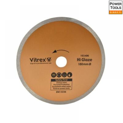 Vitrex Hi Glaze Diamond Blade 180mm | eBay