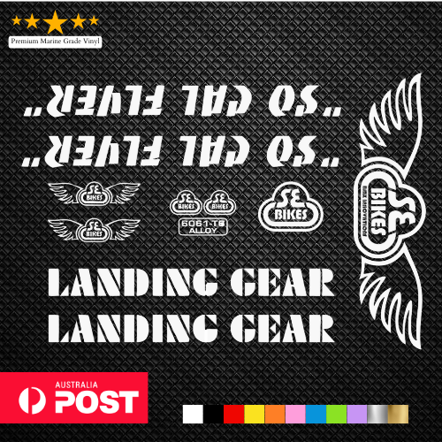 SE Racing So Cal Flyer Decal Sticker kit for 24" with Landing Gear fork ...