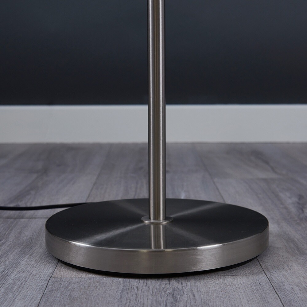 Modern Uplighter Floor Lamp & LED Bulb Various Finishes Living Room ...