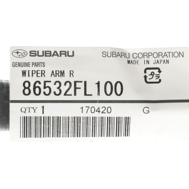 86532FL100 2018-19 Crosstrek Rear Subaru Wiper Arm for sale online | eBay