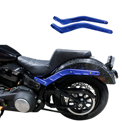 Blue Rear Fender Support Struts for Harley Low Rider Fat Bob Sport ...
