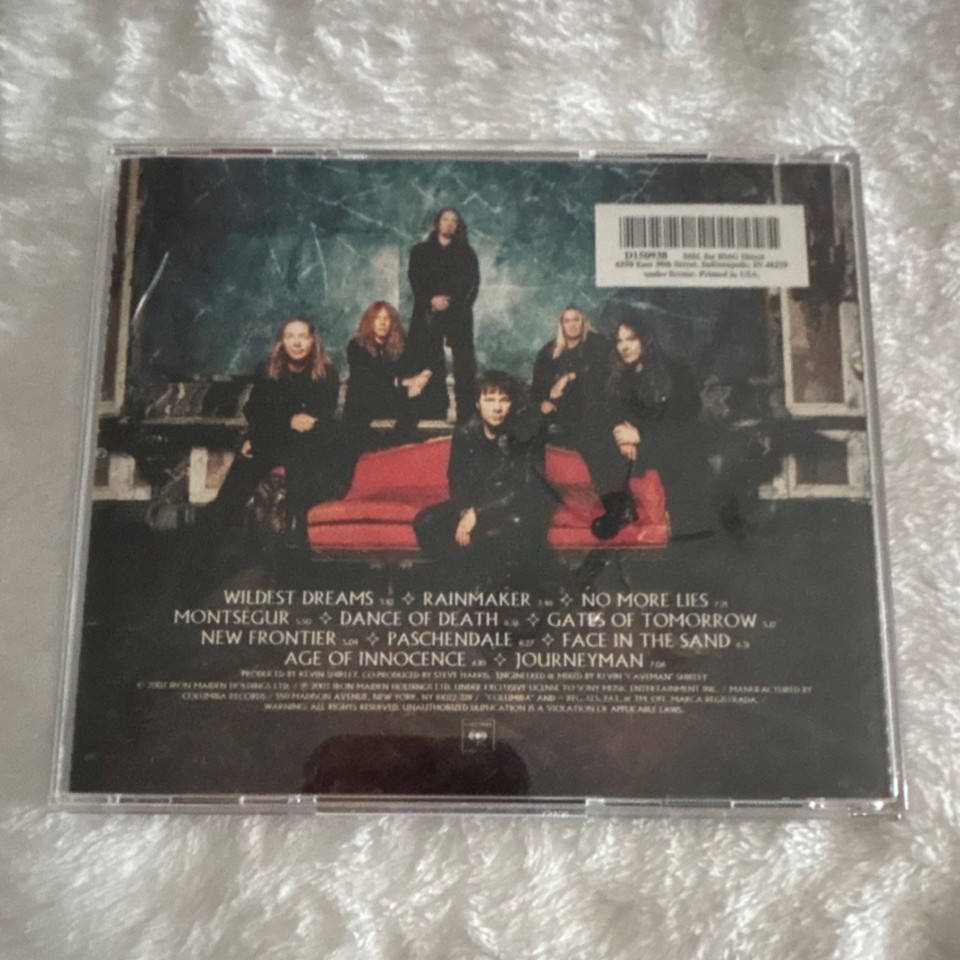 Iron Maiden Dance of Death CD Album Rock Columbia Jewel Case Multicolor ...