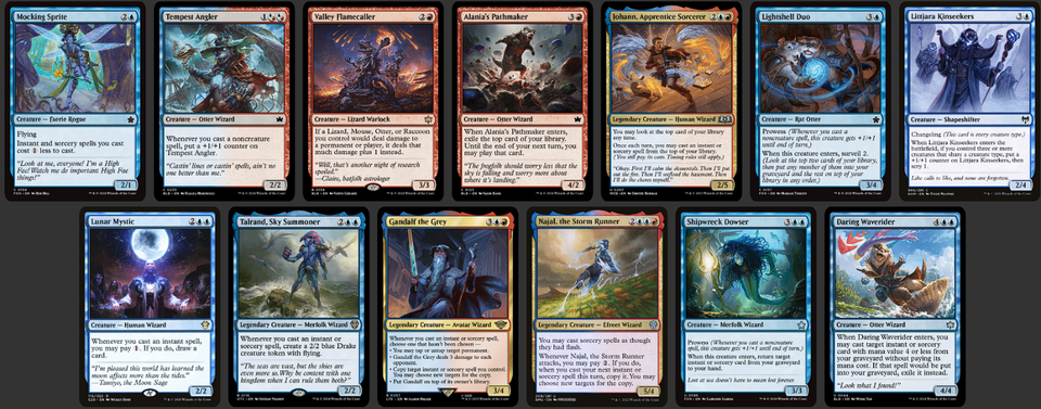 Alania, Divergent Storm MTG EDH Commander Deck , The "Otter" Wizards ...