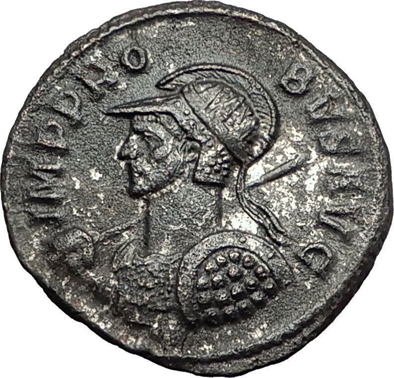 PROBUS Original Genuine 276AD Authentic Ancient Roman Coin Temple of ...