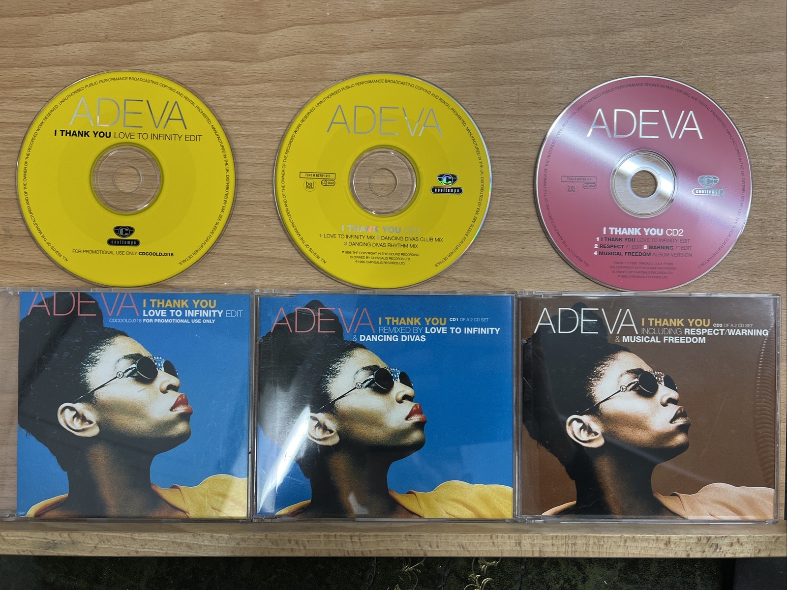 Adeva - I Thank You - CD Single 7 Track 1996 CD 1 & 2 PLUS PROMO | eBay