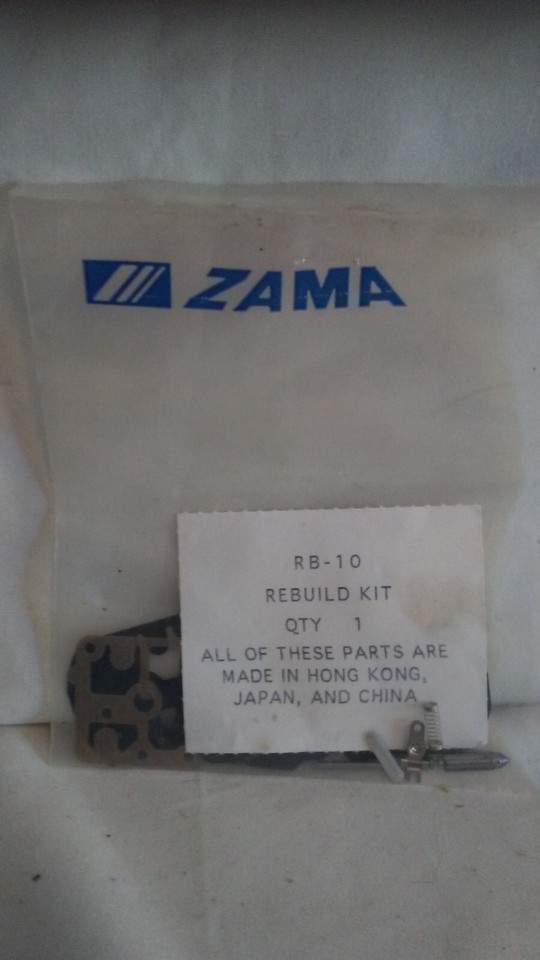 Zama RB-10 Carb Rebuild Kit | eBay