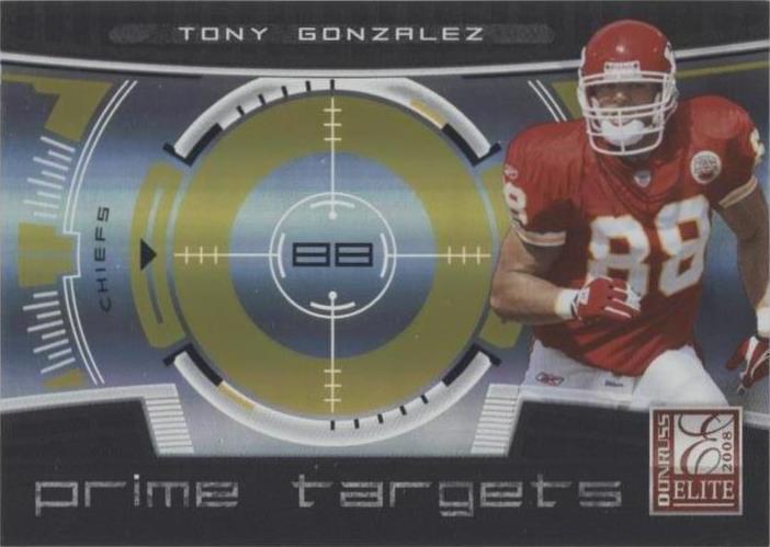 2008 Donruss Elite - Prime Targets Tony Gonzalez #PT-12 Gold /800 for ...