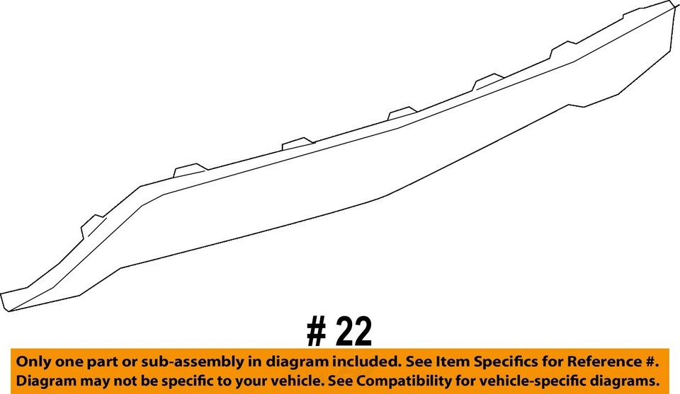 GM OEM 17-19 XT5 Rear Bumper Bumper Components-Skid Plate 23472594 | eBay