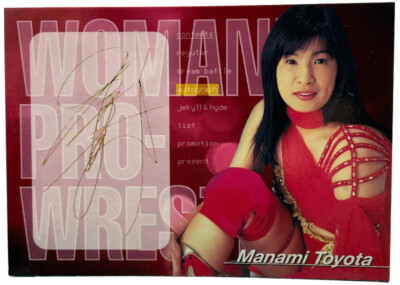 Future Bee Manami Toyota Foil Autograph Card All Japan Women's Pro ...