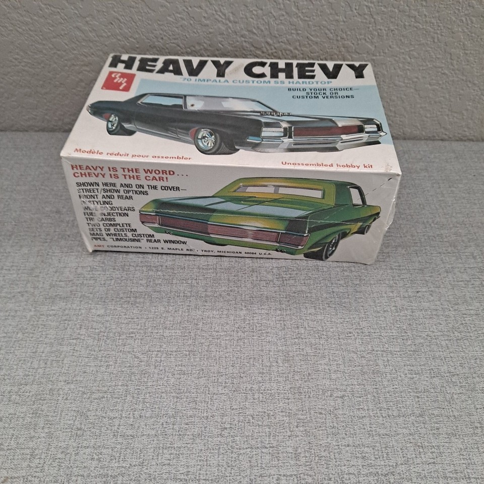 HEAVY CHEVY 70 Impala SS 1/25 Model AMT 338 Box Sealed | eBay