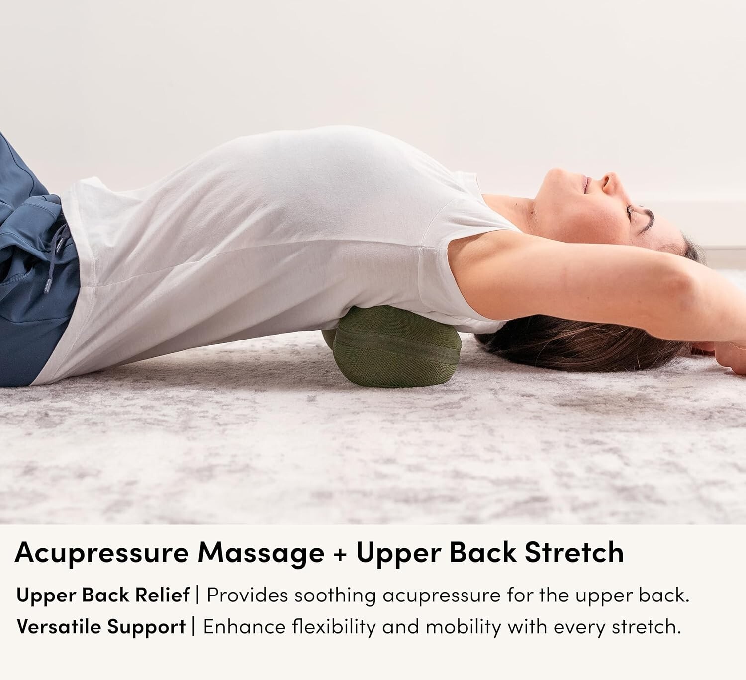 BackMassager Stretcher Lower and Upper Back PainRelief Massage Lumbar ...
