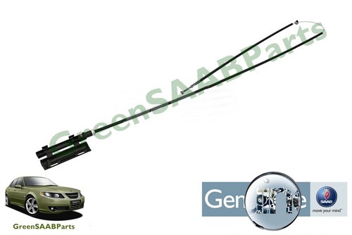 SAAB 9-3 (03>07) Bonnet Release Cable 12793104, New Genuine SAAB Part ...