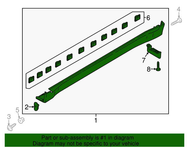 Kia OEM 17-18 Sportage Exterior-rocker Molding Right 87752D9000 for ...