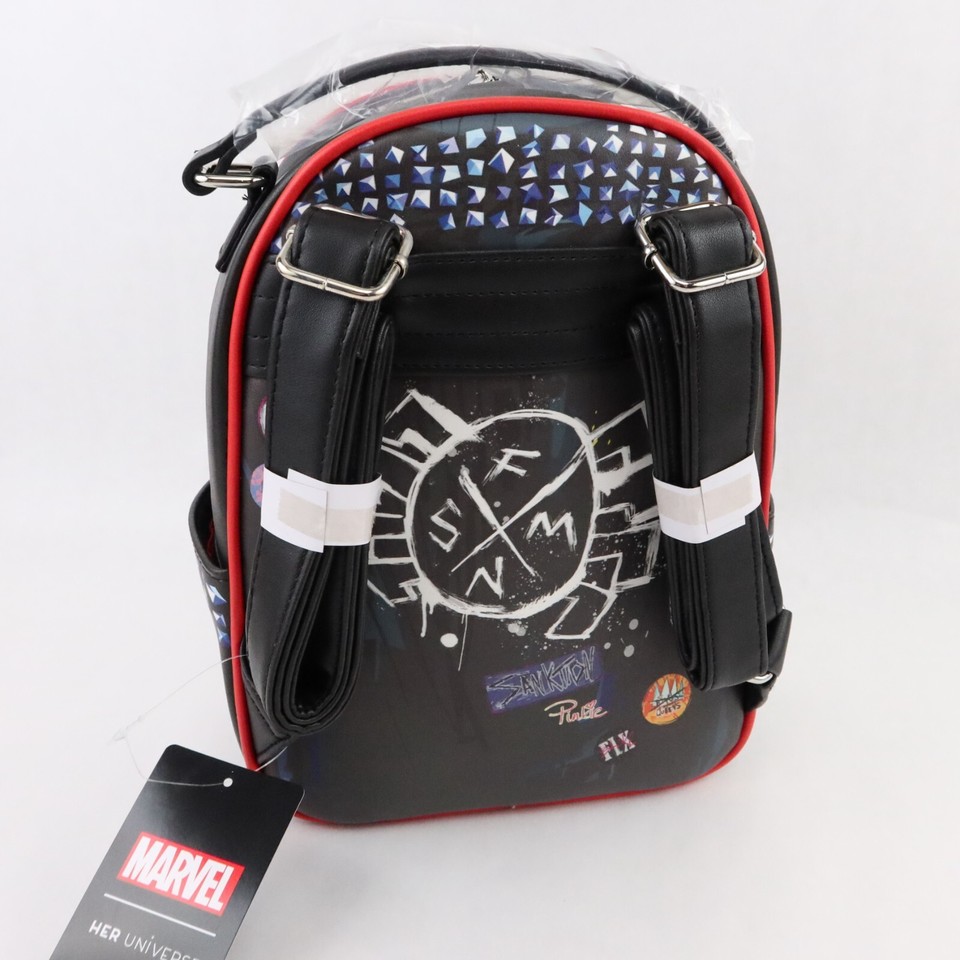 Spider-Man Mini Backpack Spider-Punk Vest Across the Spider-Verse Rock ...