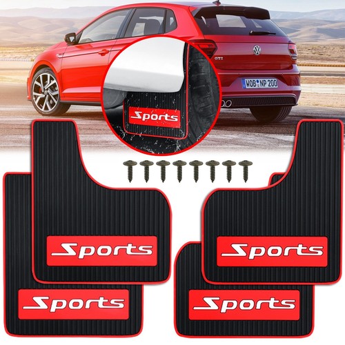 Mud Flaps for VW Polo GTI Mk2 Mk2F Mk3 Mk4 Mk5 Mk6 Splash Guards 6N 6N2 ...