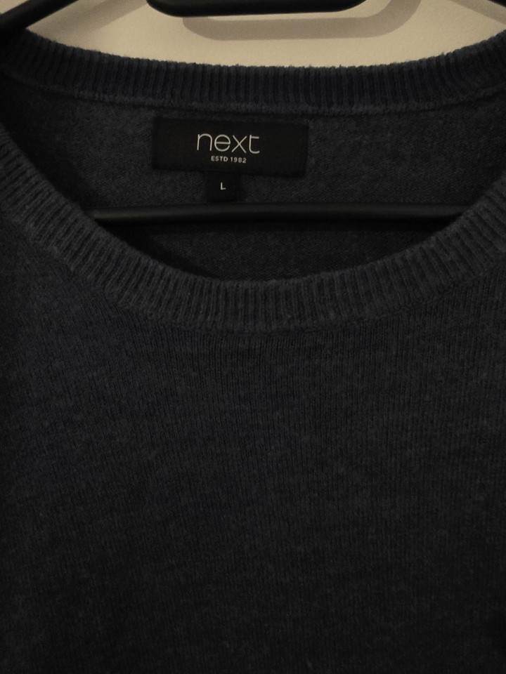 Next Men's Blue Round Neck Jumper Size L | eBay UK