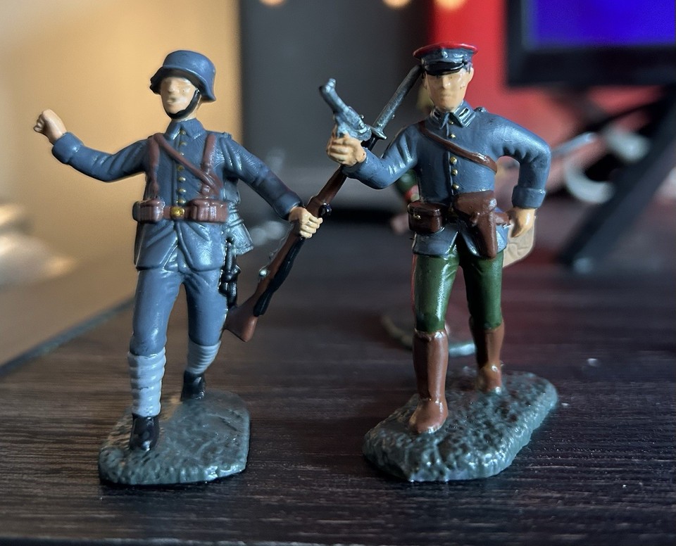 Ww1 German Infantry Hand Painted Toy Soldiers 54mm 1/32 | eBay
