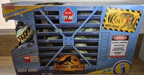 imaginext jurassic world Dominion Giga Dinosaur , Mega Stomp & Rumble ...