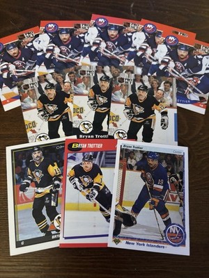 Bryan Trottier Islanders/Penguins 11 Card Lot | eBay