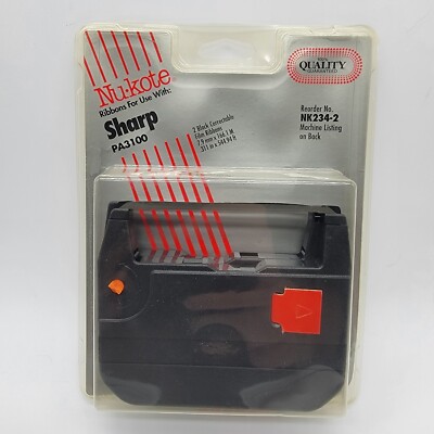 Nu-Kote Ribbon NK234-2, Sharp PA3100 2 Ribbons Brand New | eBay