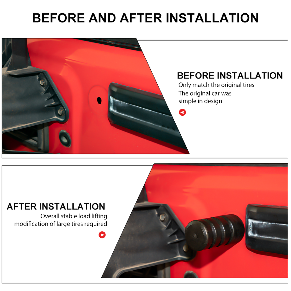 Tailgate bumpstop, stop the spare tire rattle, fits Jeep Wrangler JK JL ...