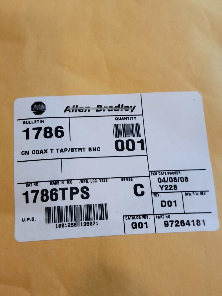 Free Tax 1786-TPS SER C ControlNet Coax T-Tap Cable Sealed Bag New1pcs ...