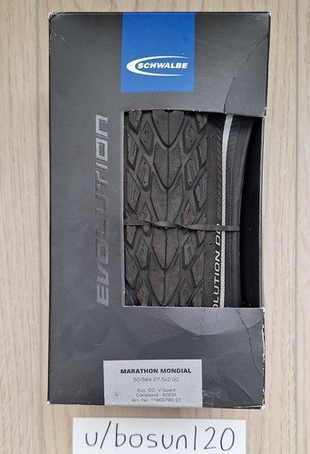 Schwalbe Marathon Mondial 50-584 27.5x2.00 650B HS428 Tire | eBay