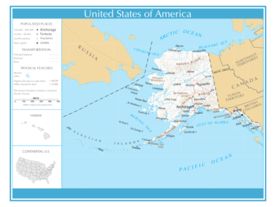 Us Map States With Alaska