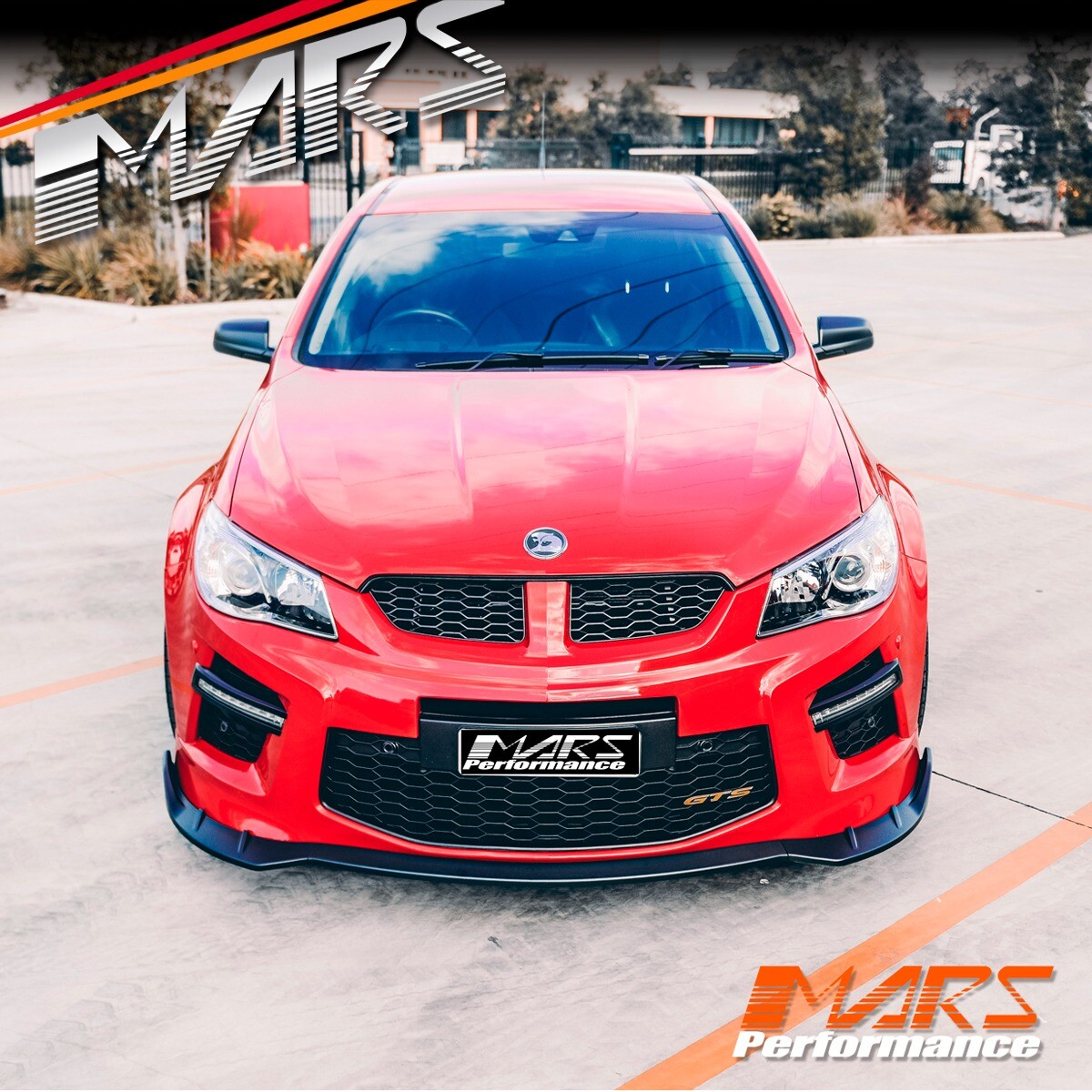 Matt Black Front Bumper Bar Lip Spoiler for HSV GEN-F GTS & Maloo GTS ...