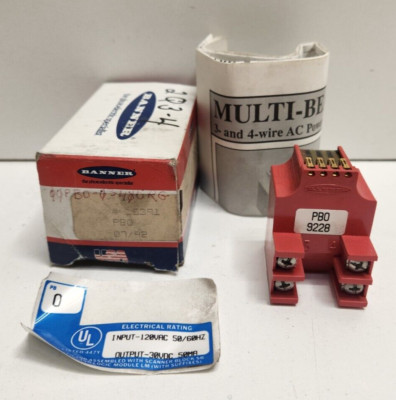 NEW OLD STOCK! BANNER 130V POWER BLOCK PBO | eBay