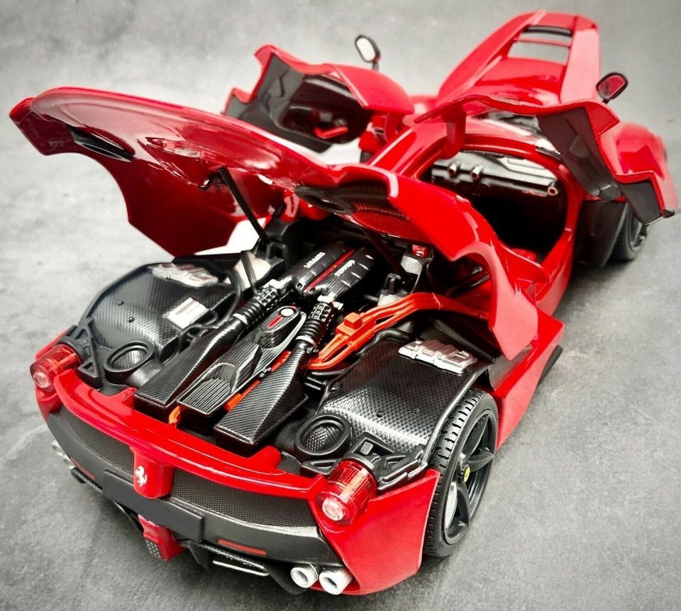 Ferrari 1 18 Race Car Le Mans Racing Custom Built Metal Model 12 ...