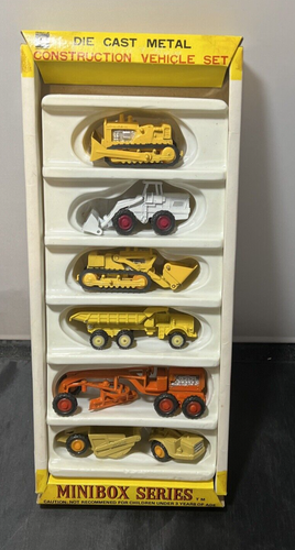 Rare 1960s Minbox Series Construction Vehicle set | eBay