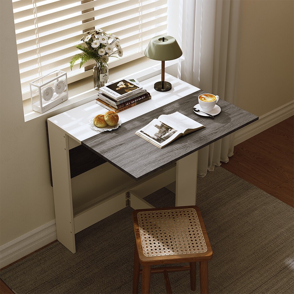 NEW Mobile Drop Leaf Folding Dining Table Space Saving Extendable Kitchen Tables | eBay UK