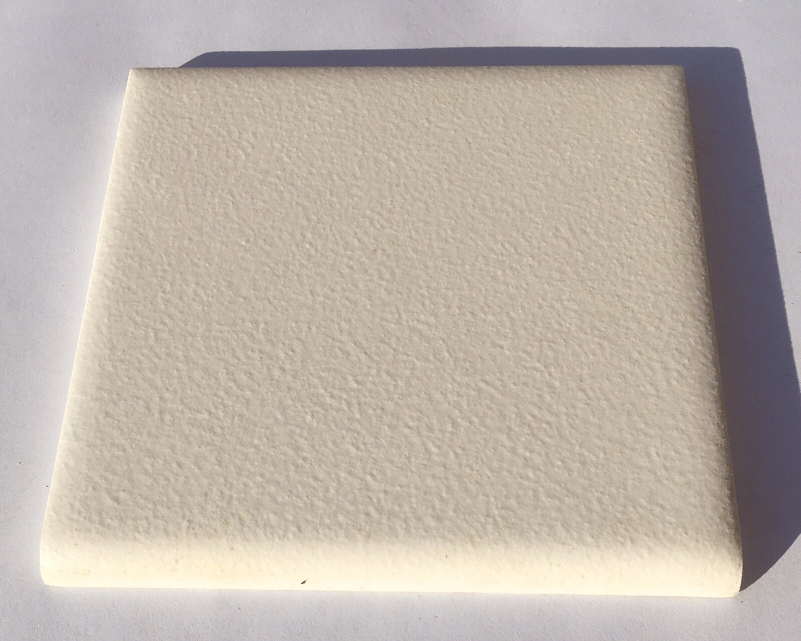 4x4 Vintage Bullnose Tile in White -1 Piece- Surplus- 'Wenczel' | eBay