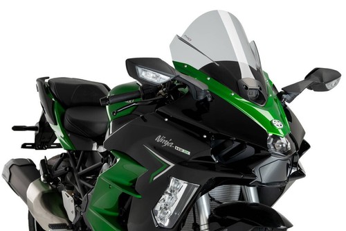 Puig Z-Racing Windscreen 2023-2025 Kawasaki Z H2 SX-SE, Green - P/N ...