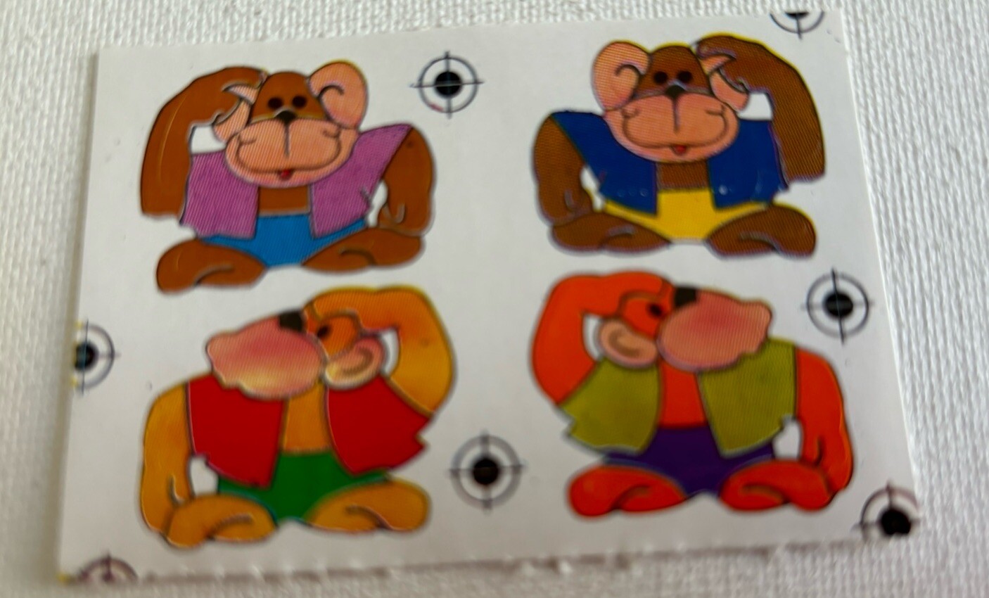 AMAV Vintage Sticker Monkey 1 Mod 2”x3” New 1980’s | eBay