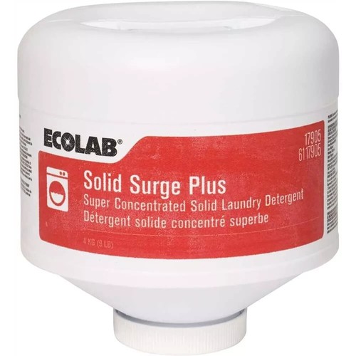 Ecolab 6117905 9 lbs. Solid Surge Plus Laundry Detergent Capsule (Box ...