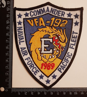 USN US Navy Commander Naval Air Force Pacific Fleet 1989 VFA-192 E ...