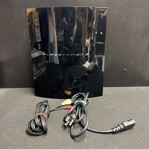 Sony PlayStation 3 PS3 Backwards Compatible W/Cords WORKS TESTED ...