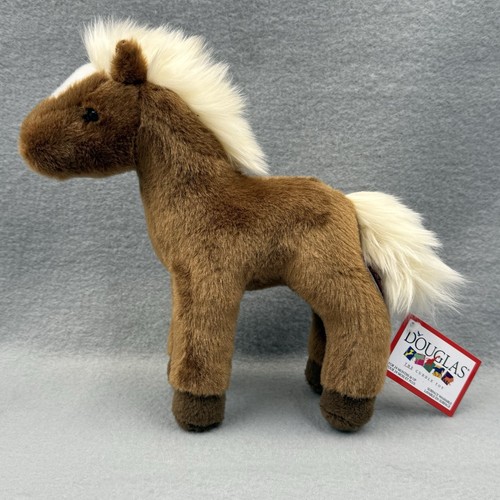 Plush Horse Douglas Cuddle Toys - #4045 Mr. Brown Chestnut Horse 9 ...